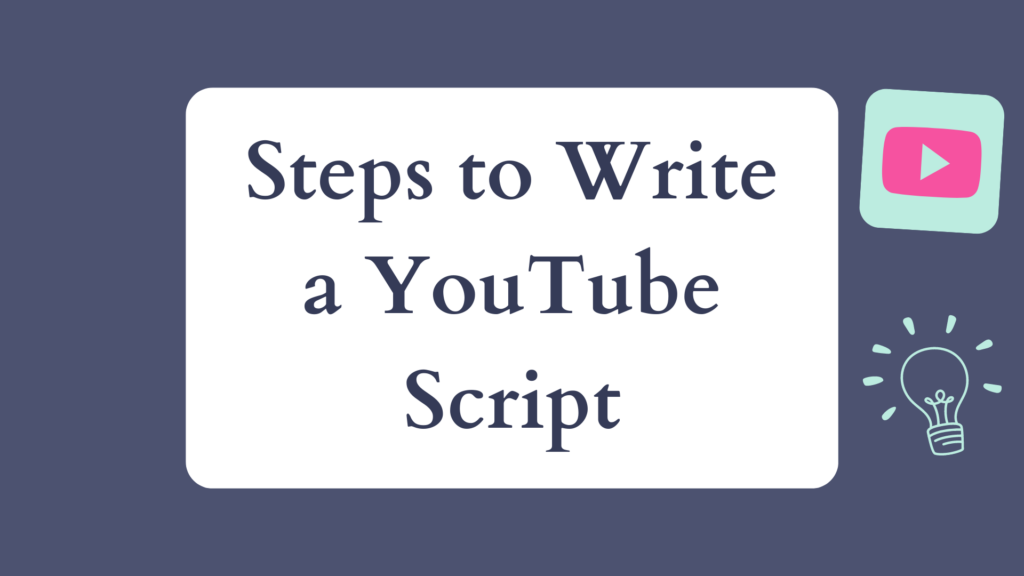 4 Simple Steps to Write a YouTube Video Script - Alex Raza